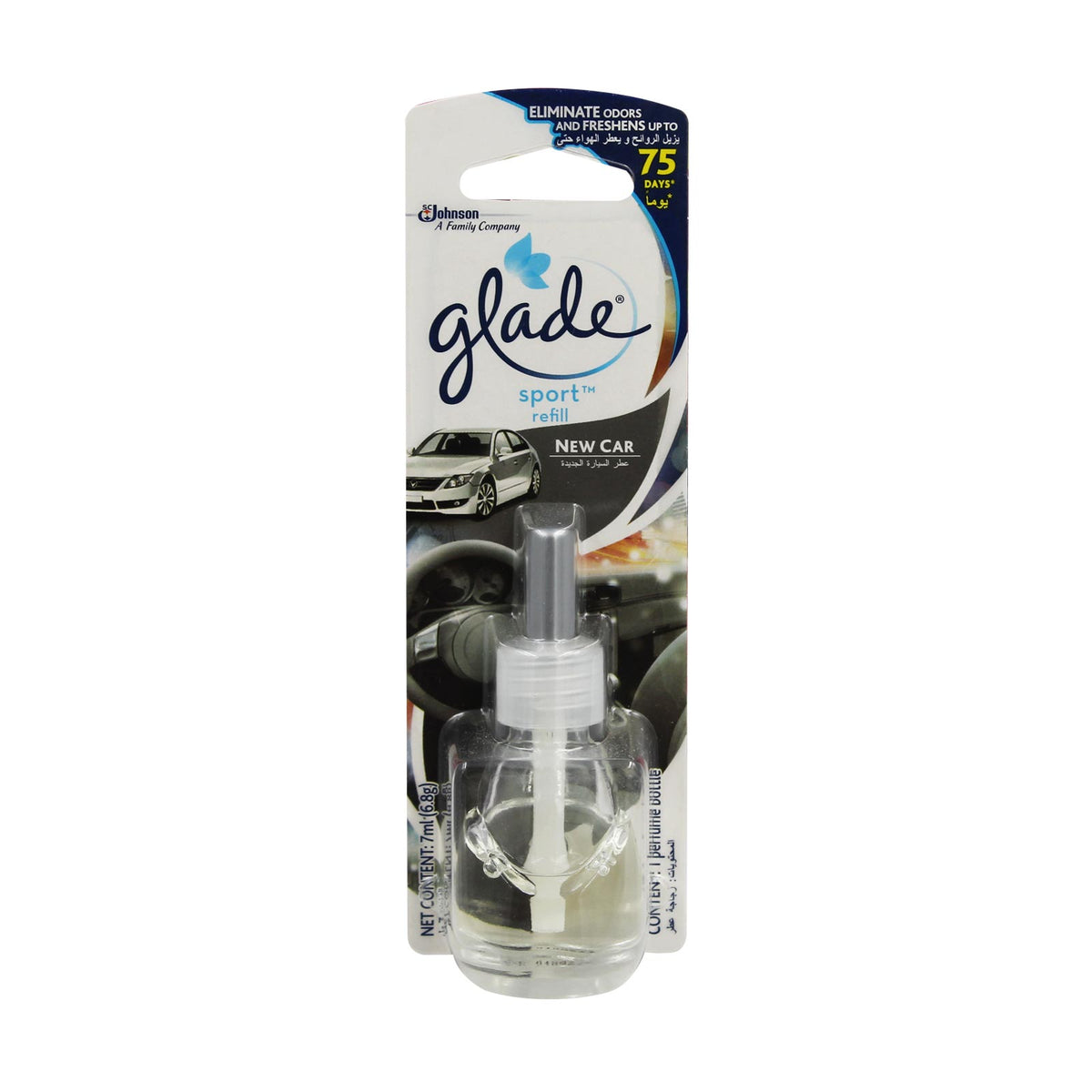 Glade Bilder GLADE SPORT AIRFRESHENER 7ML NEW CAR